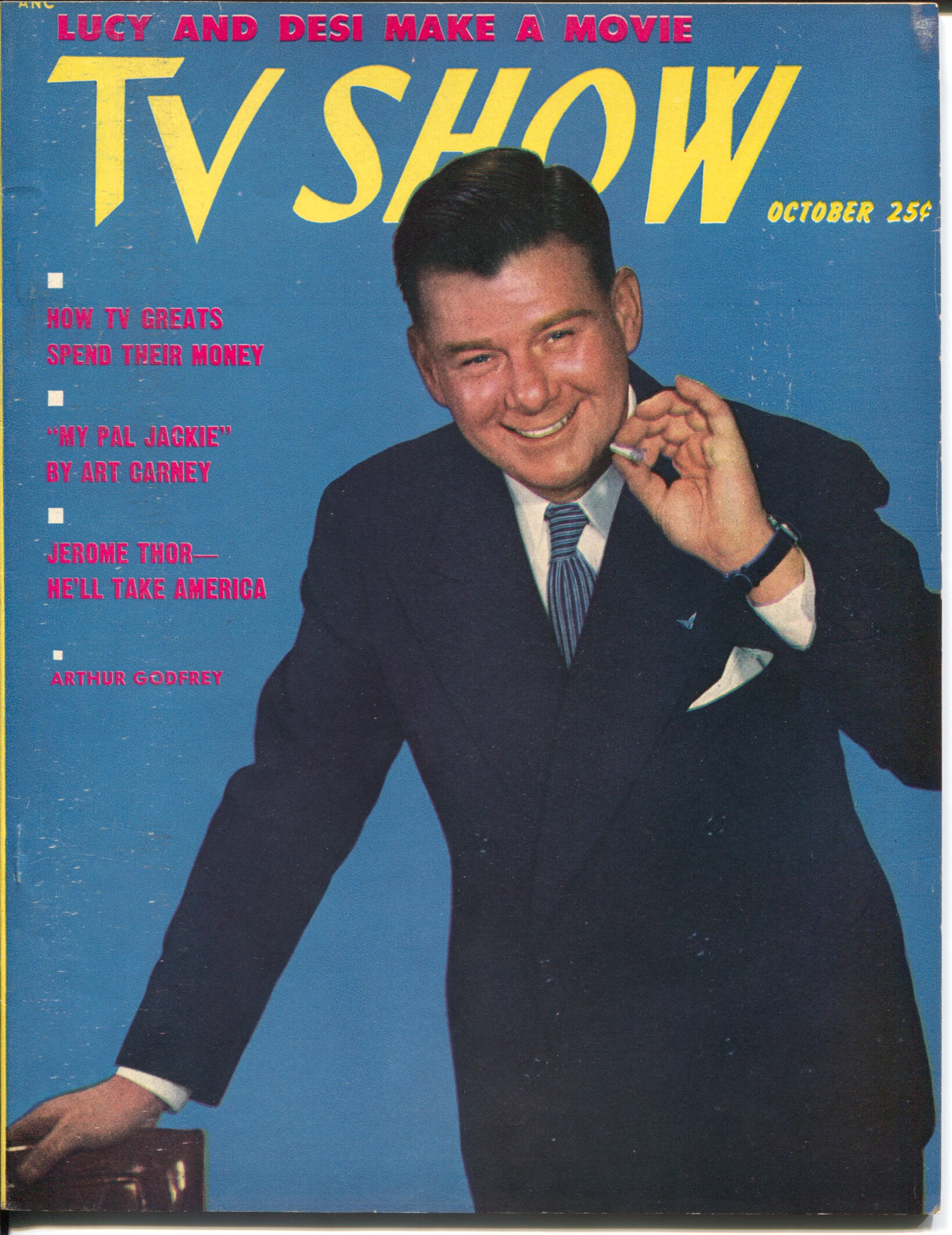 TV Show 10/1953-Arthur Godfrey-Jackie Gleason-Art carney-Buff Cobb-VF ...