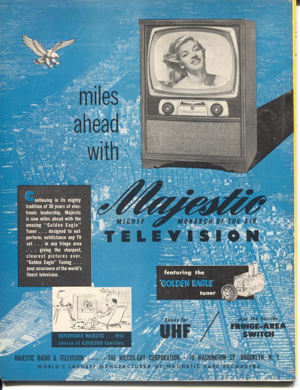 TV Show 10/1953-Arthur Godfrey-Jackie Gleason-Art carney-Buff Cobb-VF ...