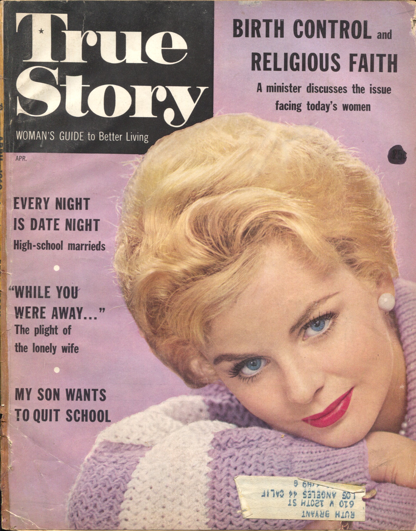 True Story 4/1960-pulp exploitation with posed photos-photo cover-FR ...