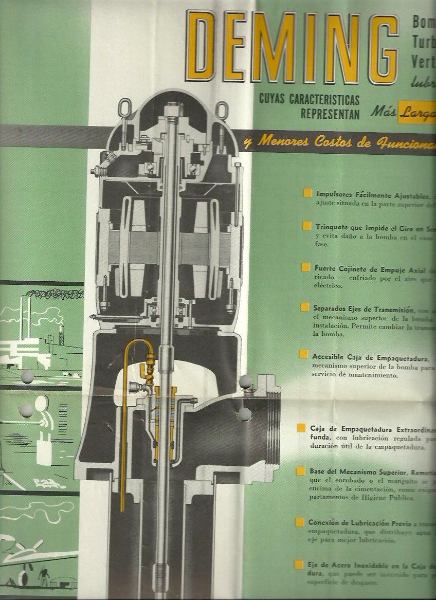 BOMBAS DE TURBINA VERTICALES LUBRICADAS POR AGUA [Catálogo Deming] by ...