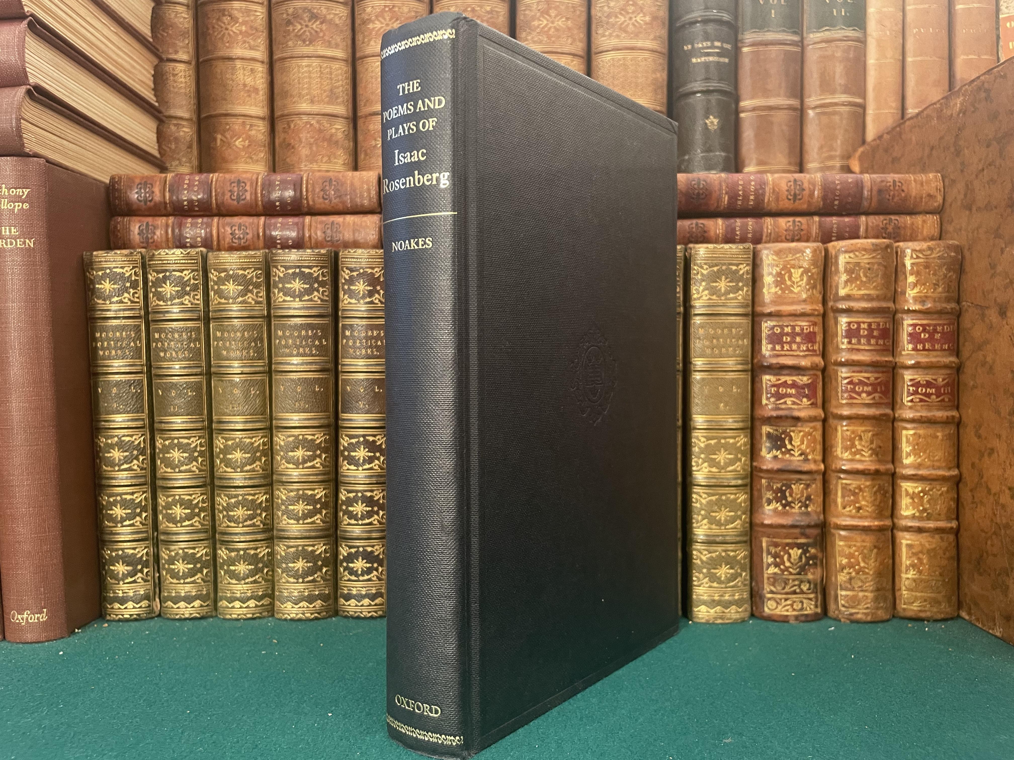 The Poems and Plays of Isaac Rosenberg. Edited by Vivian Noakes by ...