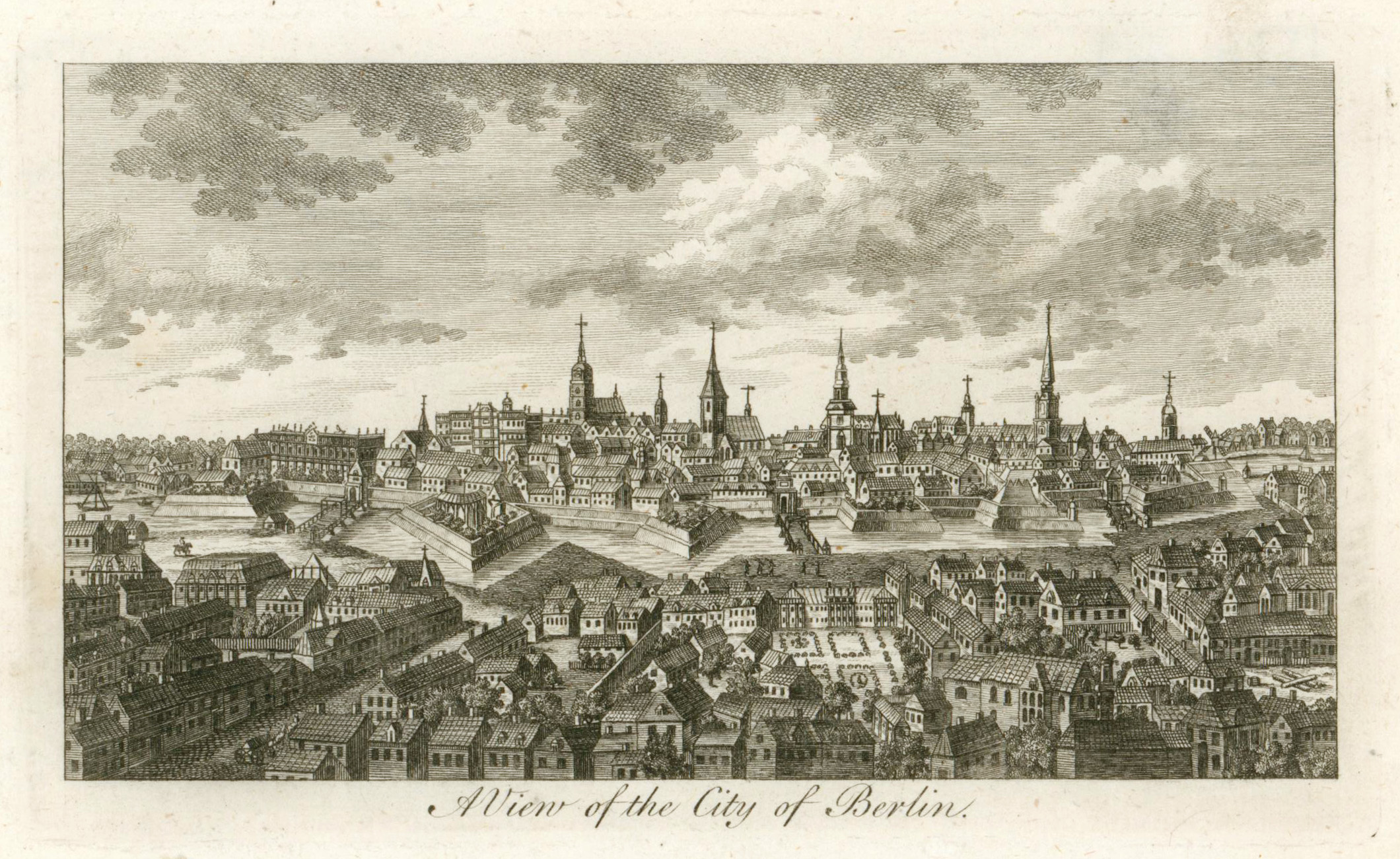 A View of the City of Berlin. de Berlin - Gesamtansicht:: Arte ...