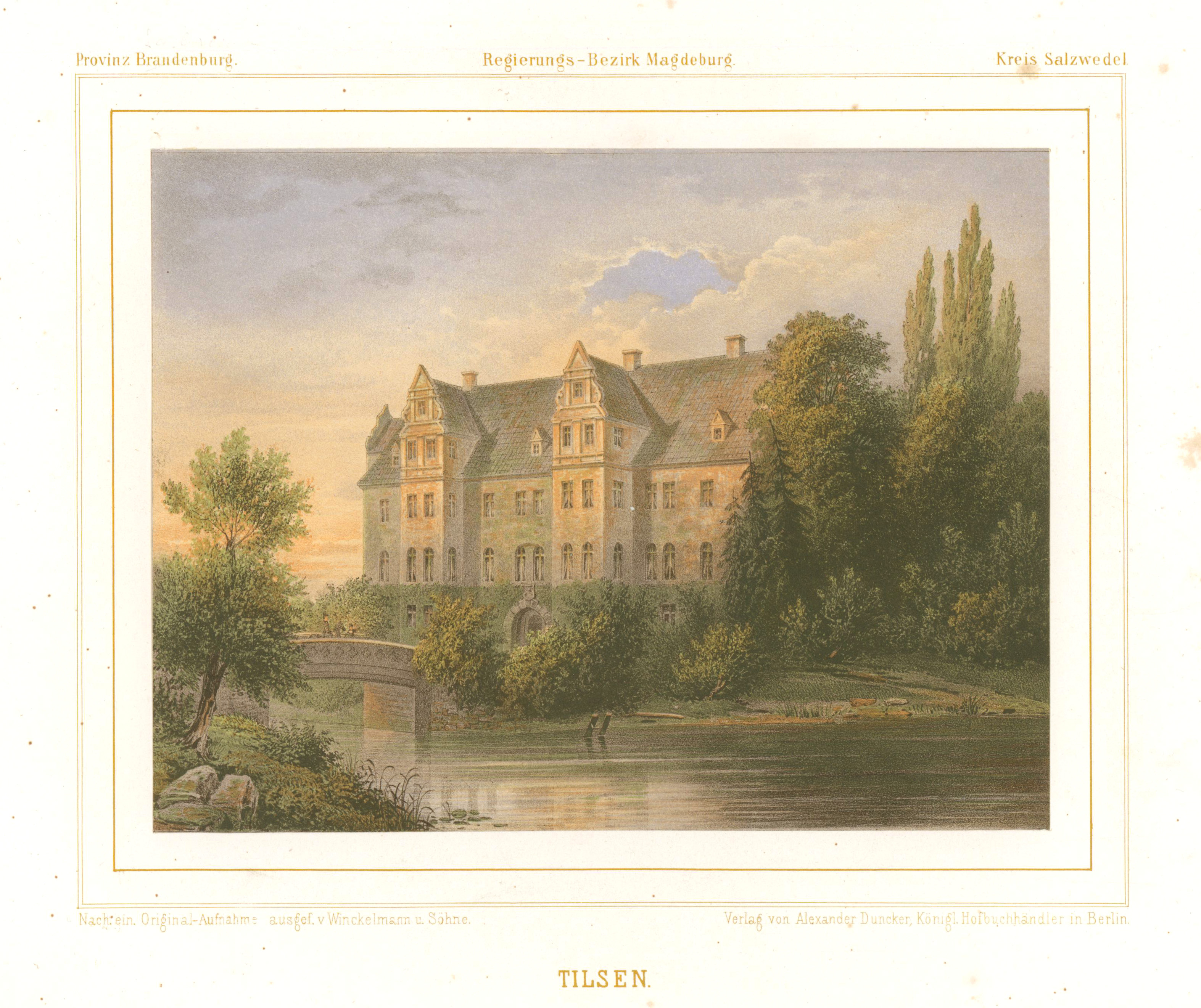 Schloß "Tilsen". by Tilsen/Krs. Salzwedel:: Art / Print / Poster ...