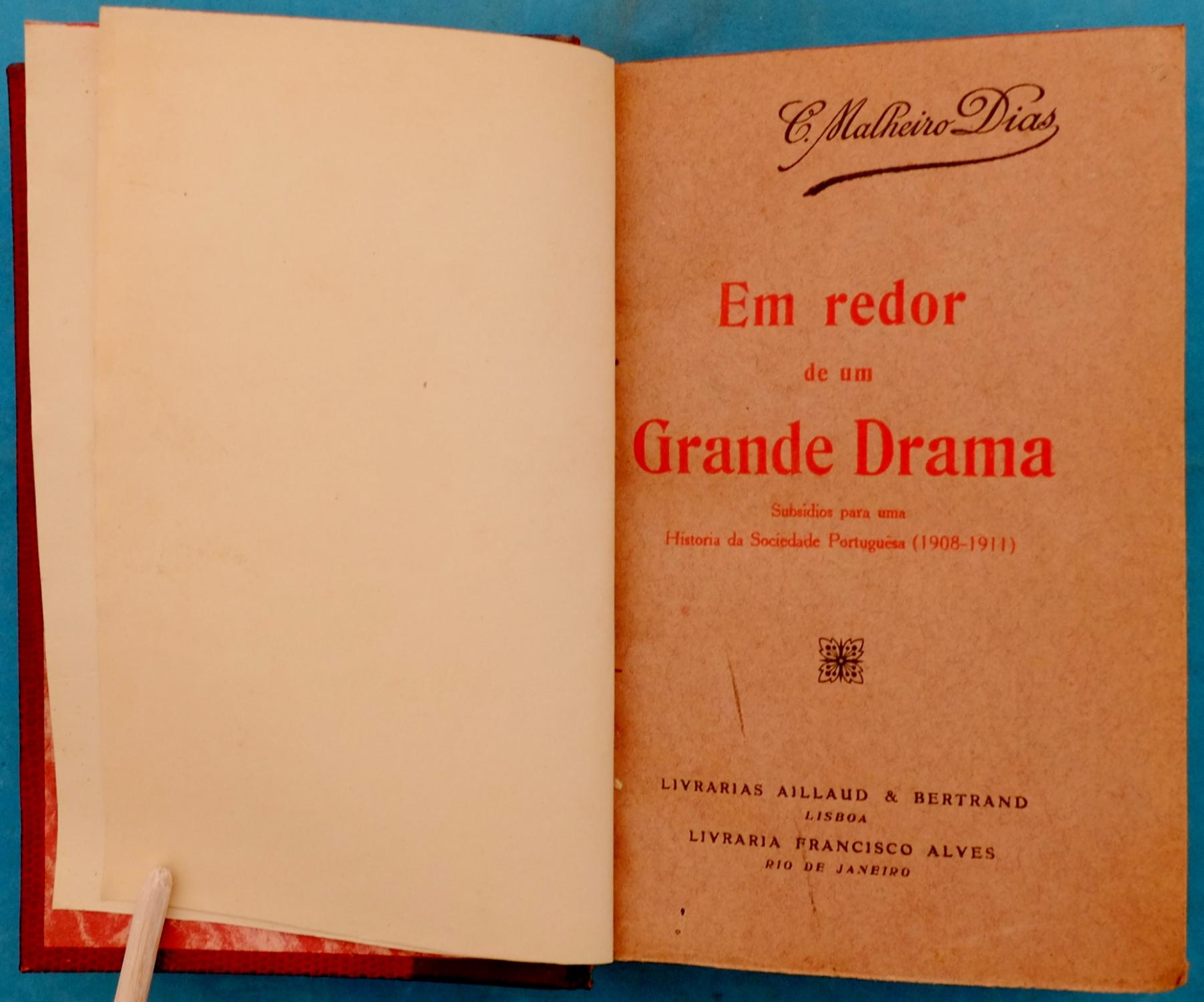 Em redor de um Grande Drama - Subs?ios para uma Historia da Sociedade ...
