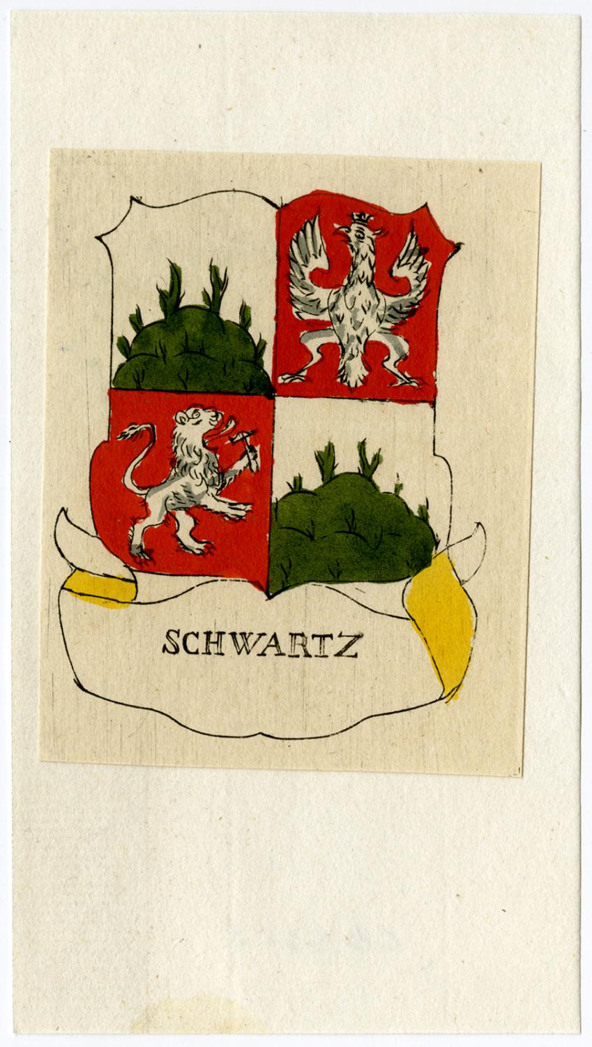Antique Print-SCHWARTZ-COAT OF ARMS-Ferwerda-1781: (1781) Art / Print ...