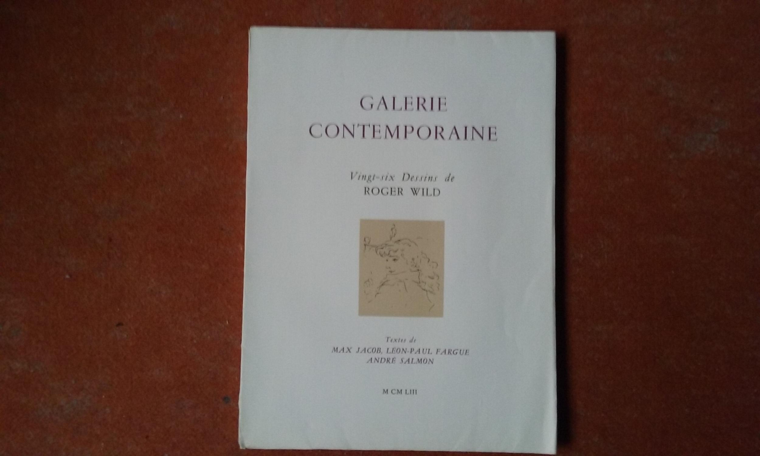 Galerie contemporaine - Vingt-six Dessins de Roger Wild par WILD Roger ...