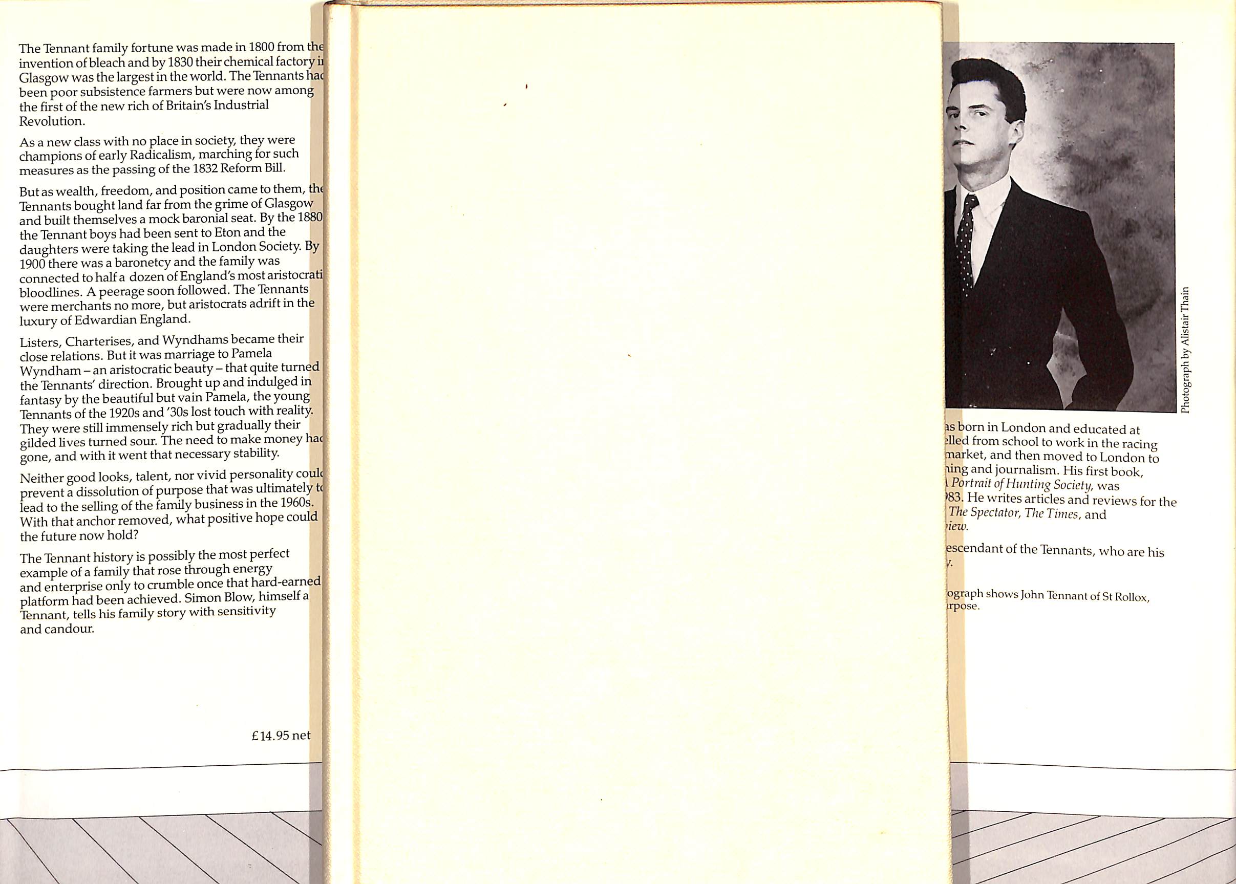 Broken Blood: The Rise And Fall Of The Tennant Family by BLOW, Simon ...