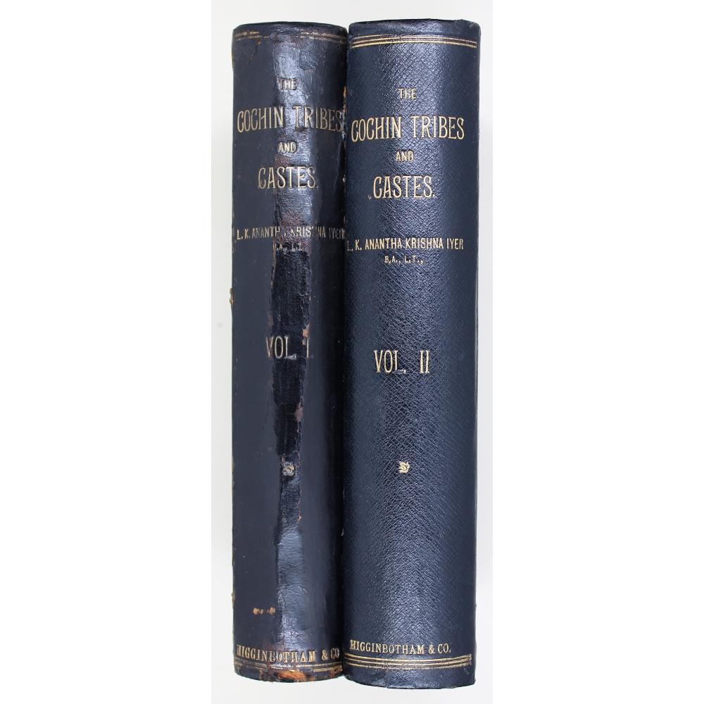 The Cochin Tribes and Castes. [Two volume set]. by Iyer, L.K. Anantha ...