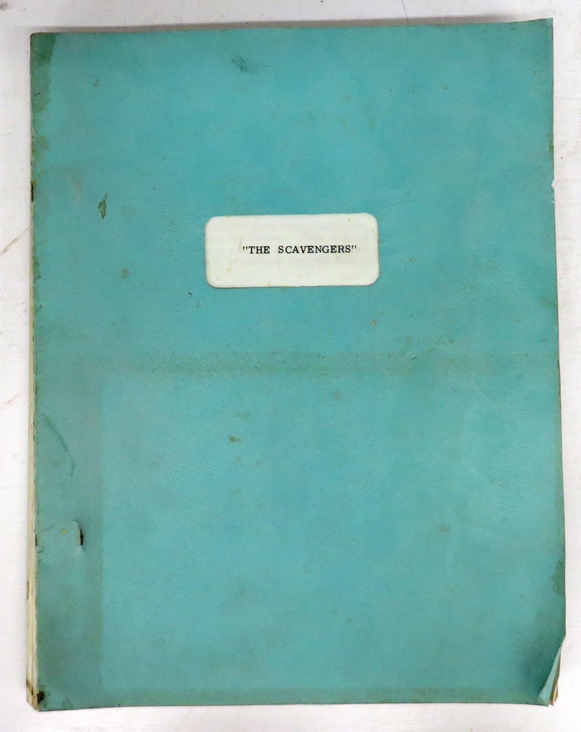 "The Scavengers" Screenplay von LASKY, Jesse, Jr. & SILVER, Pat: Good ...