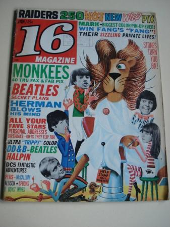 REVISTA 16 MAGAZINE. ENERO 1967 von Varios autores Fotosen B/N, color ...