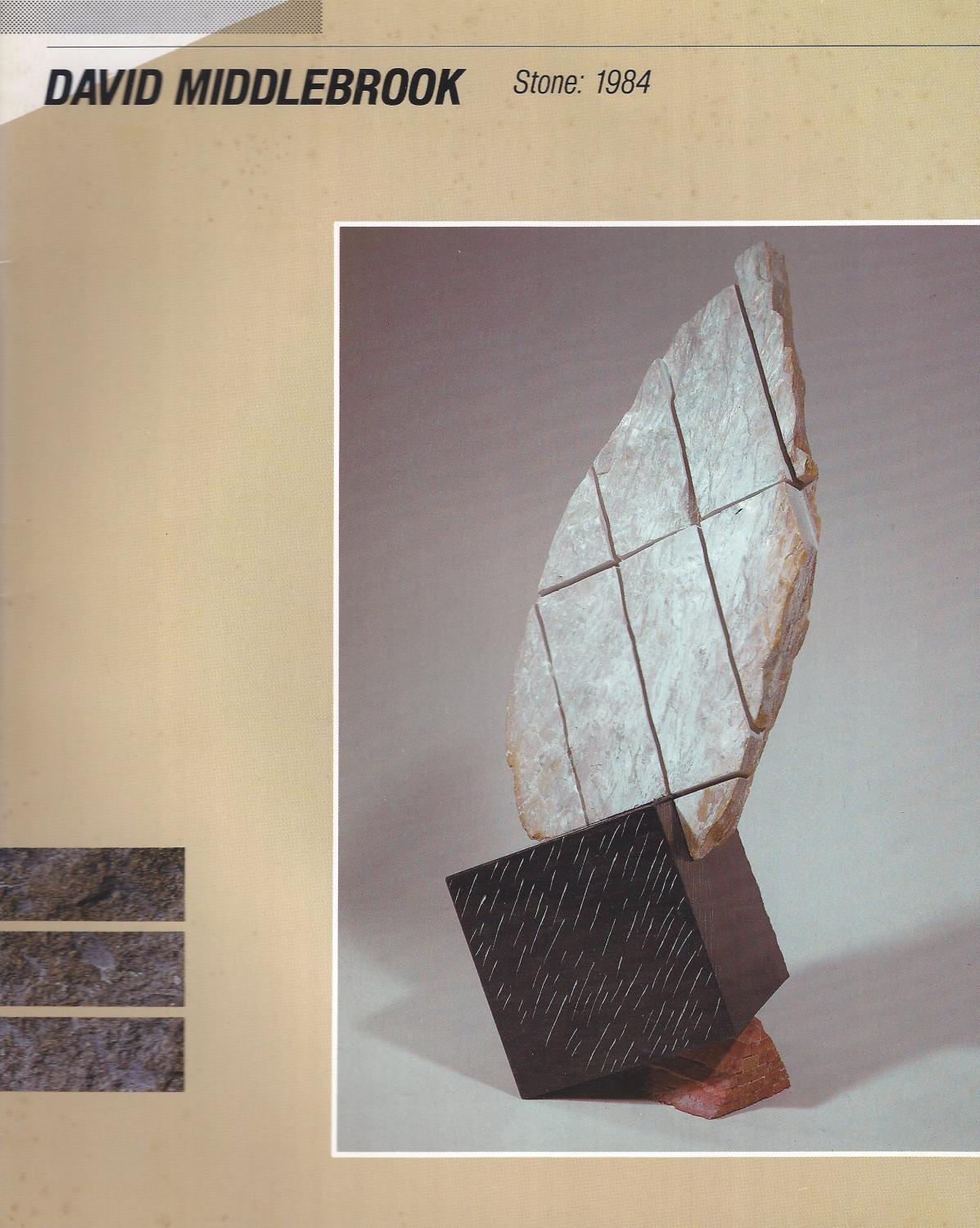 David Middlebrook: Stone: 1984 by Foley, Suzanne: Very Good + Soft ...