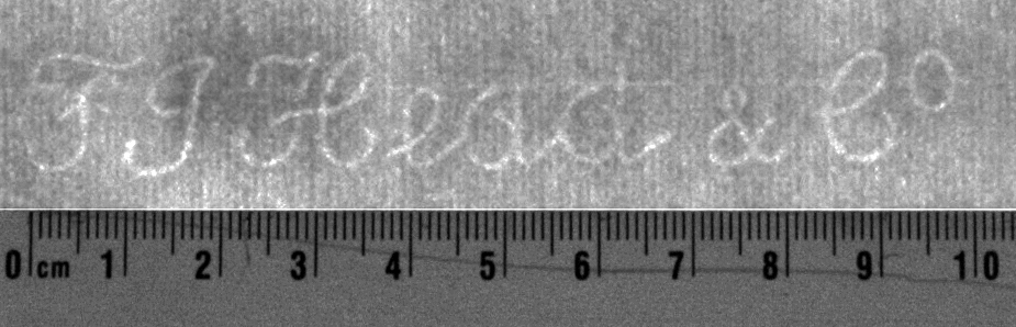 Large sheet of blank laid paper. Watermark F. J. Head & Co. by Head ...