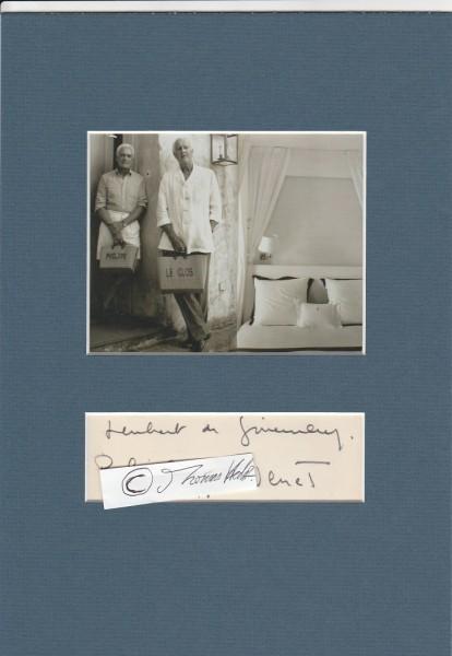 HUBERT DE GIVENCHY (1927) französischer Modeschöpfer, Couturier und ...