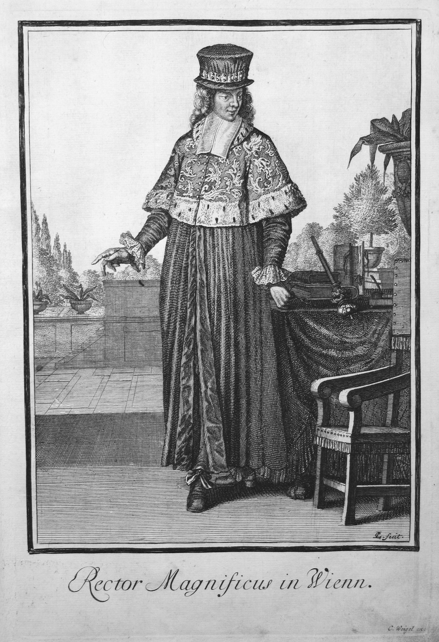 "Rector Magnificus in Wienn" - Wien Österreich Vienna Trachten costumes ...