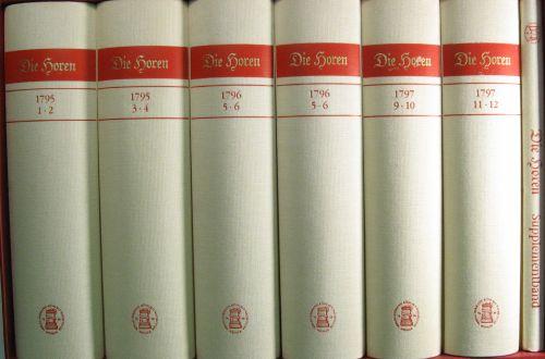 die horen 1795 von schiller - ZVAB