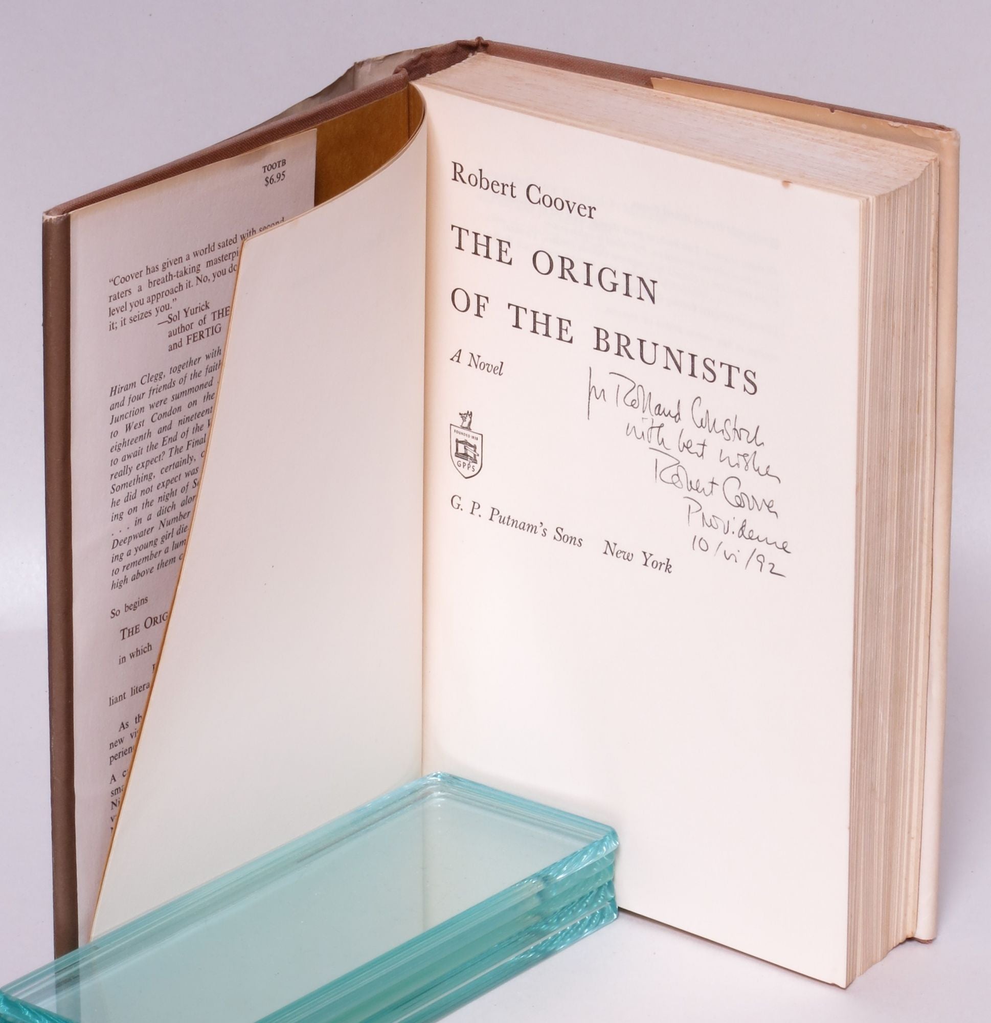 The Origin of the Brunists: A Novel (first state) by Coover, Robert ...