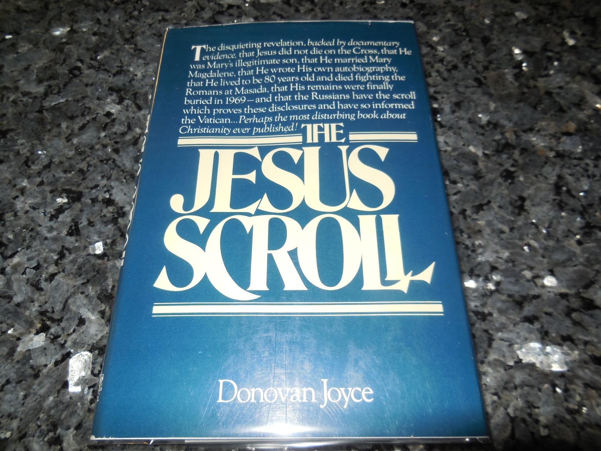 The Jesus Scroll by Joyce, Donovan: Very Good Hardcover (1973) First ...