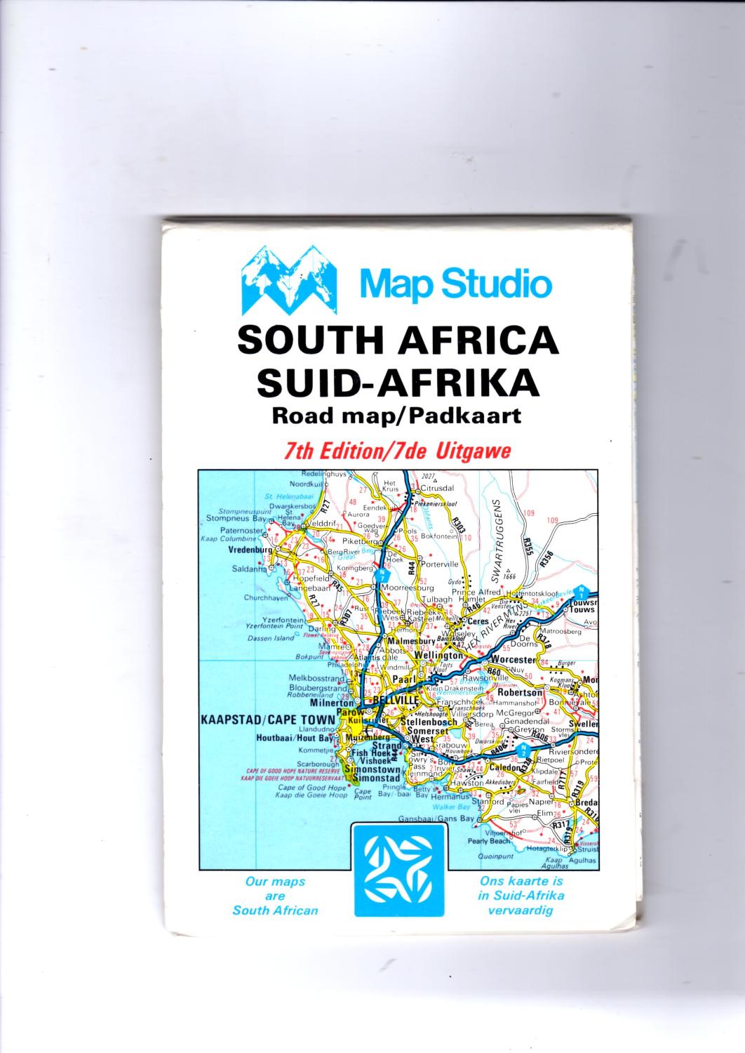 South Africa / Suid-Afrika. Road map / Padkaart.: 7th edition Map ...