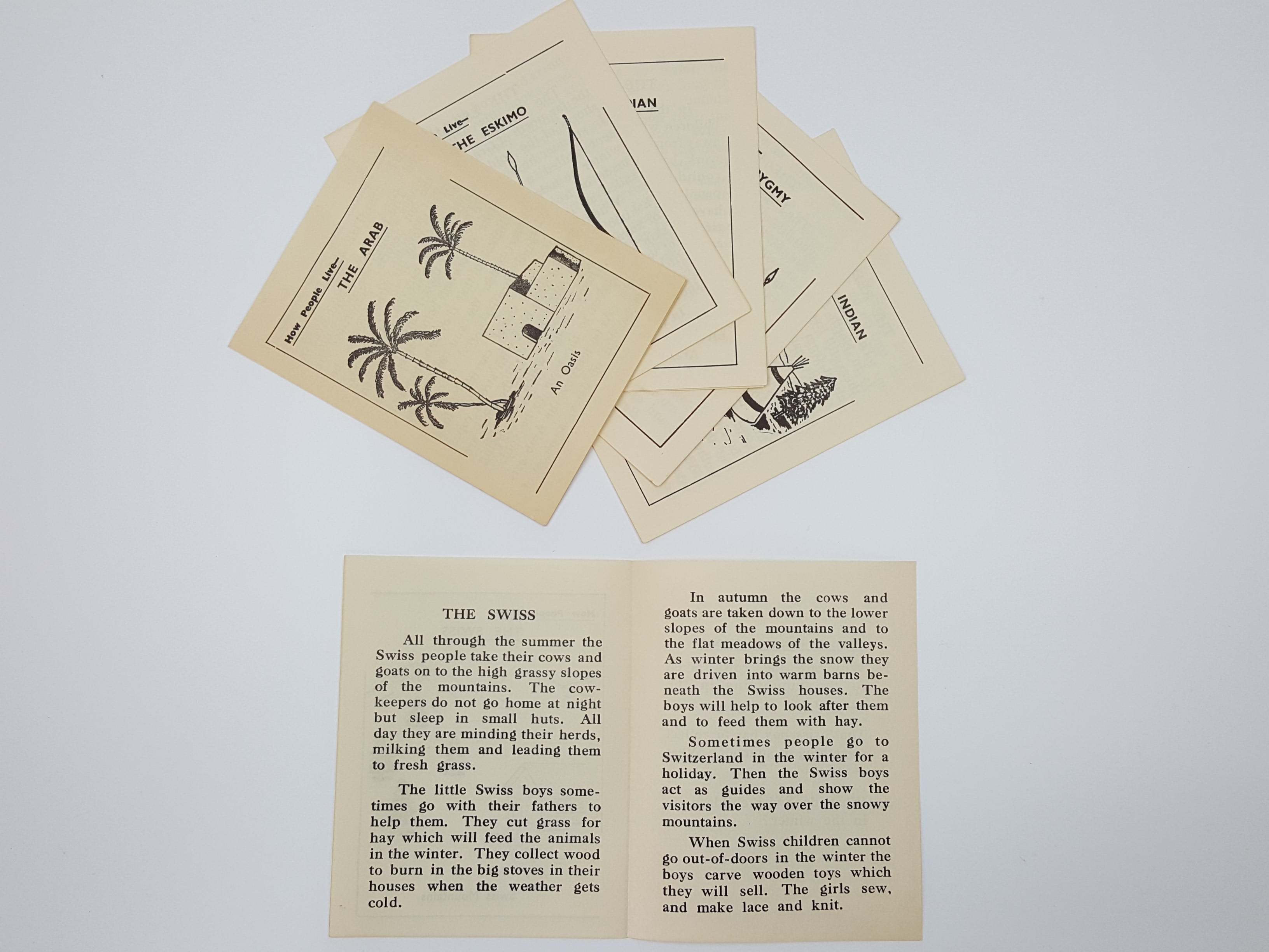 Geography Cards for Infants and Juniors 2A Where People Live and 2B How ...