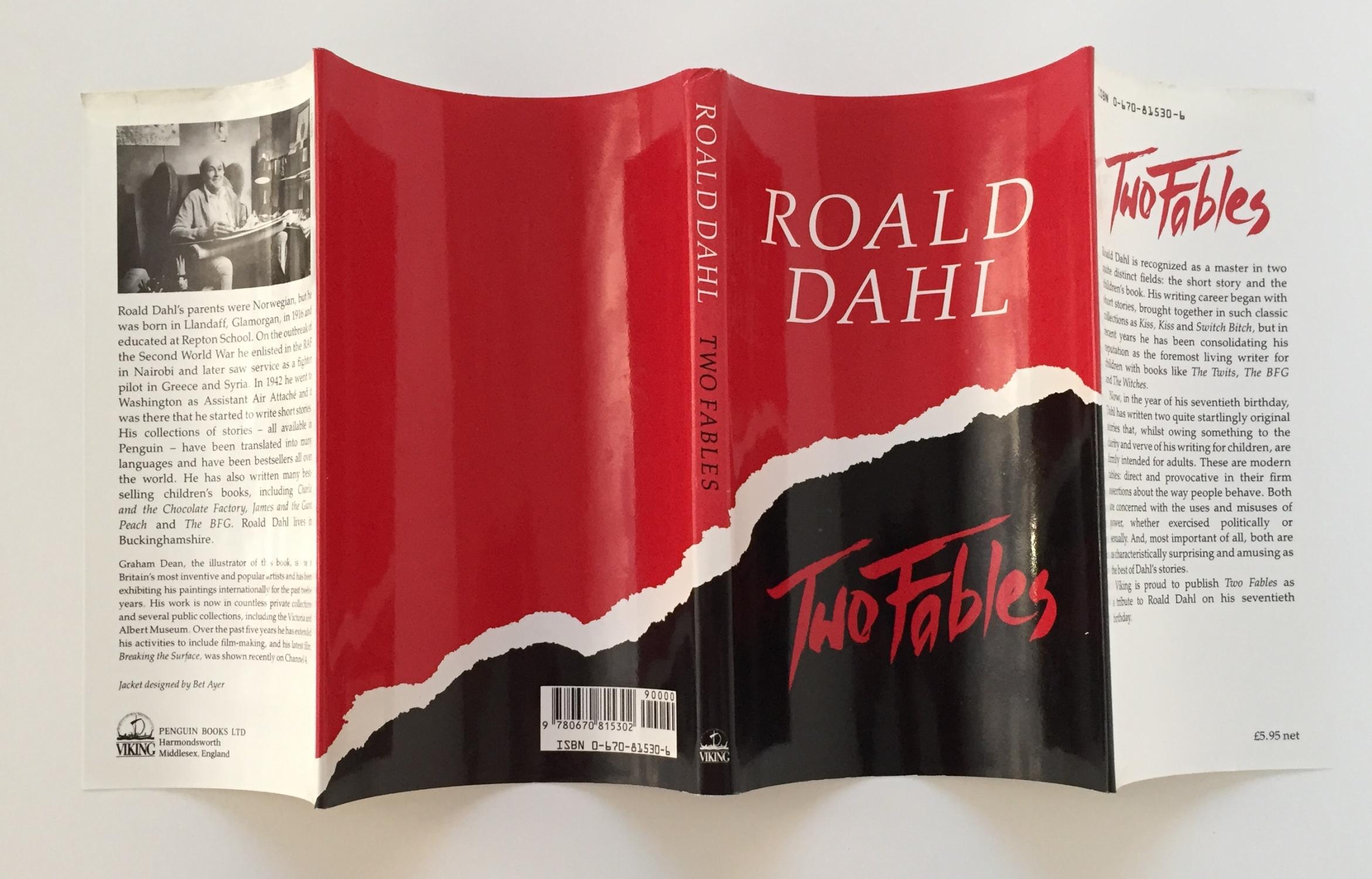 Two Fables by DAHL, Roald: Very Good Hardcover (1986) | Picture This ...