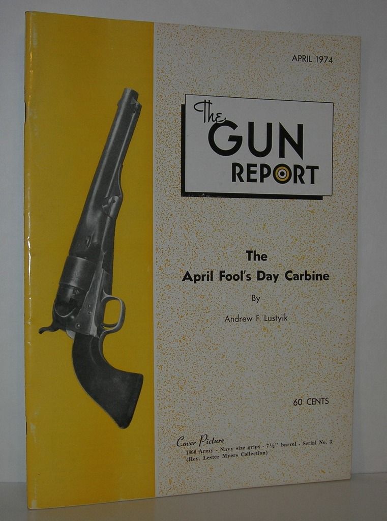 THE APRIL FOOL'S DAY CARBINE The Gun Report, April 1974, Volume 19 ...