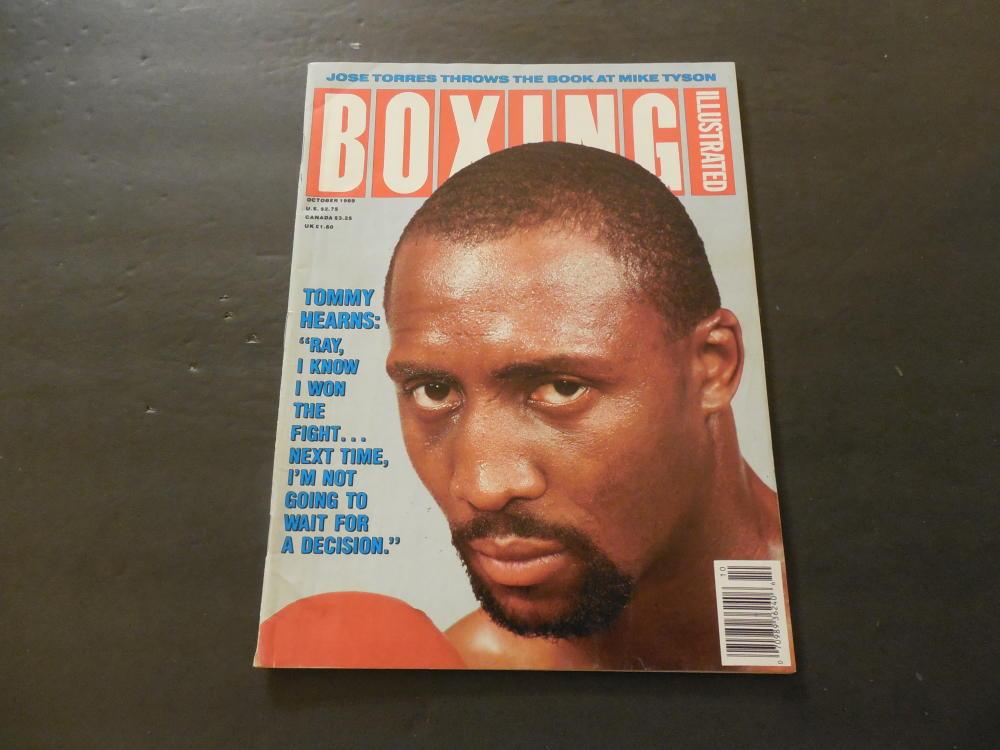 Boxing Illustrated Oct 1989 Sore Loser Tommy Hearns Wah, Wah: (1989) Magazine / Periodical ...