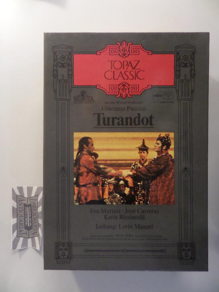 Puccini: Turandot (Wien 1983) [VHS + Libretto]. by Puccini, Giacomo ...