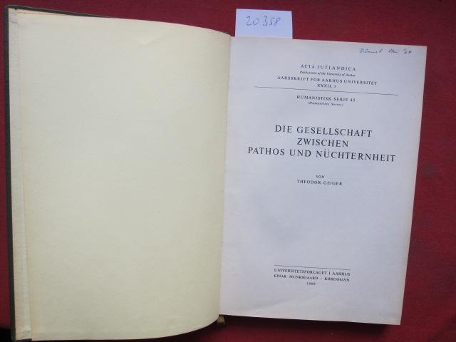 theodor geiger - ZVAB