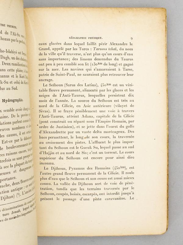 La Cilicie et le Problème Ottoman. de REDAN, Pierre ; PINON, René (préf ...