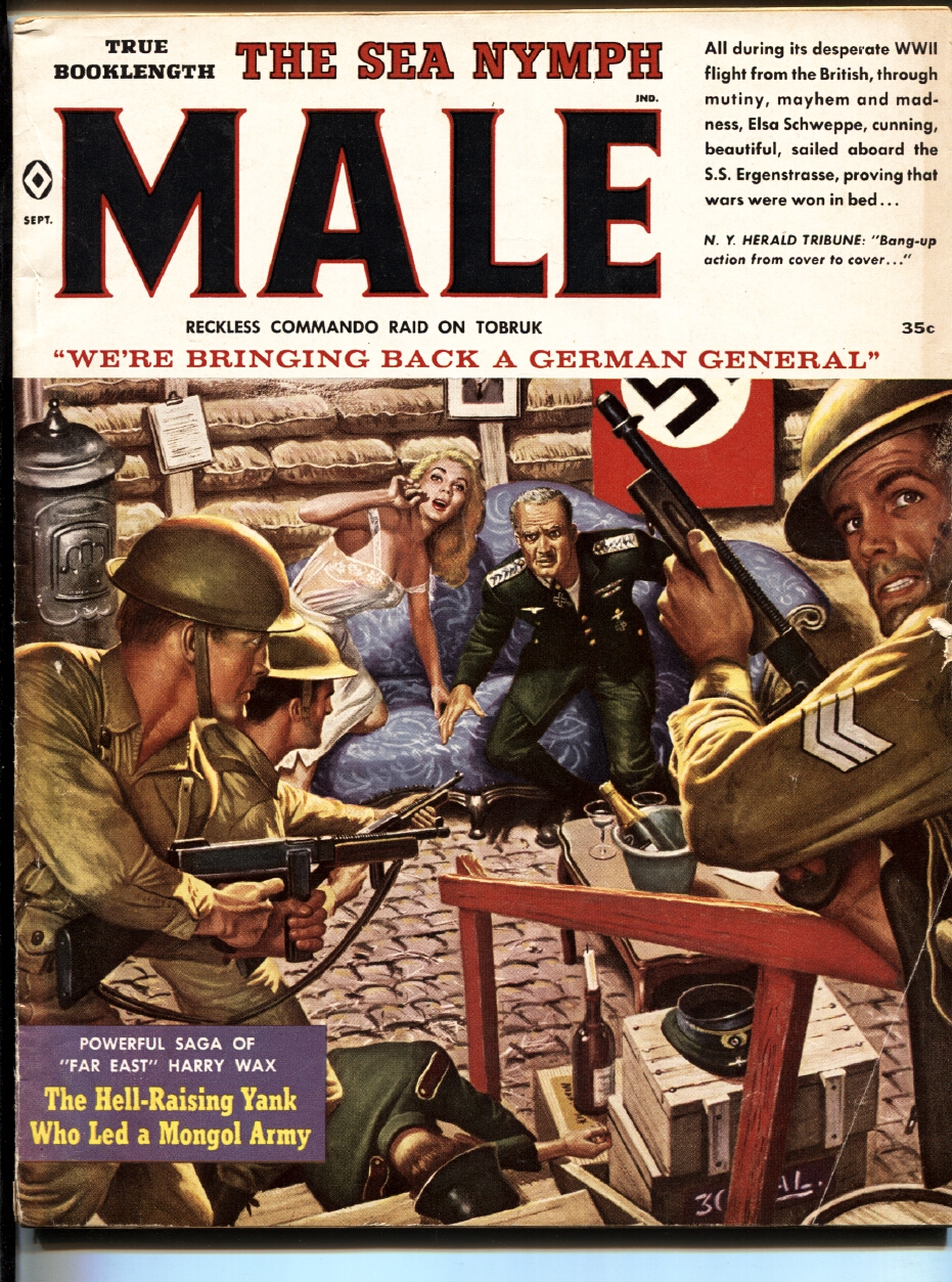 Male 9/1959 Bad Mags-Men's Adventure-Atlas-James Bama: (1959) Magazine ...