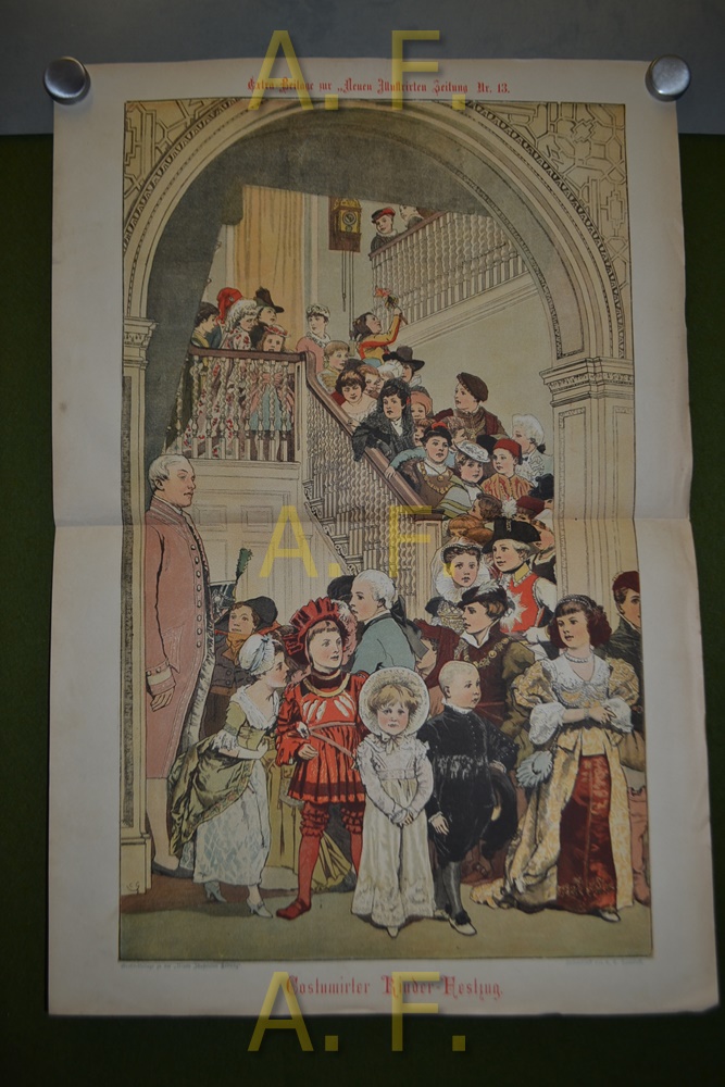 Costumirter Kinder-Festzug. Extra-Beilage zur Neuen Illustrirten ...
