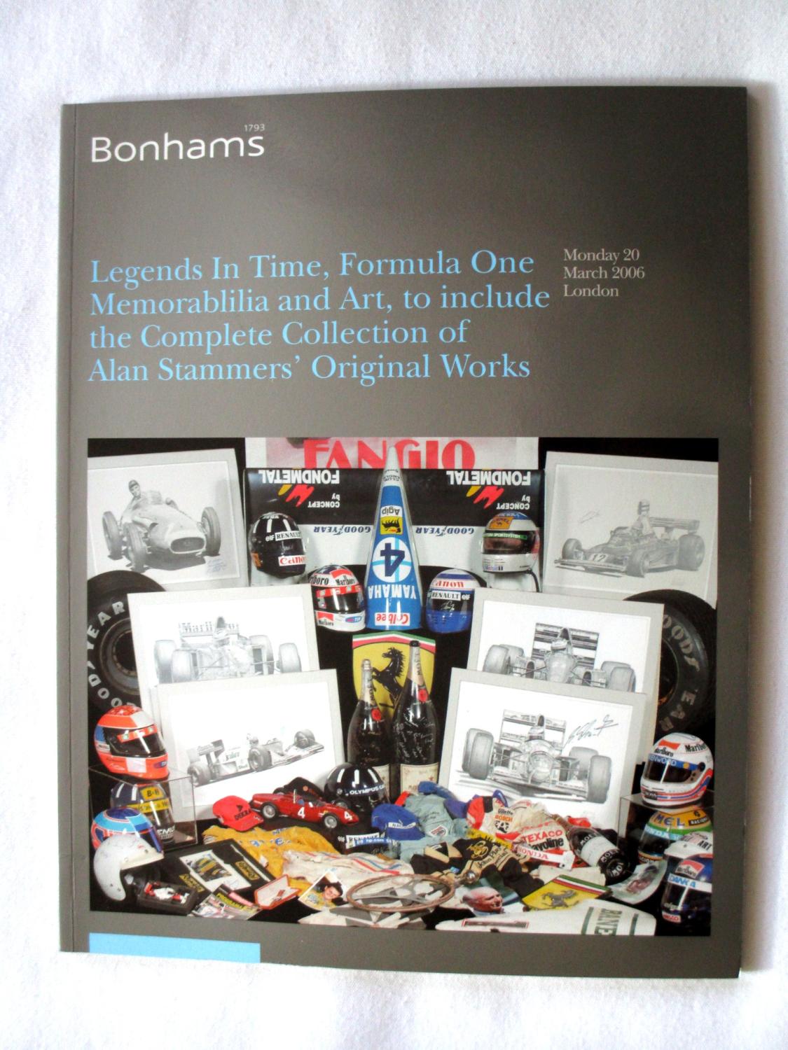 Legends In Time, Formula One Memorabilia and Art, to include the ...