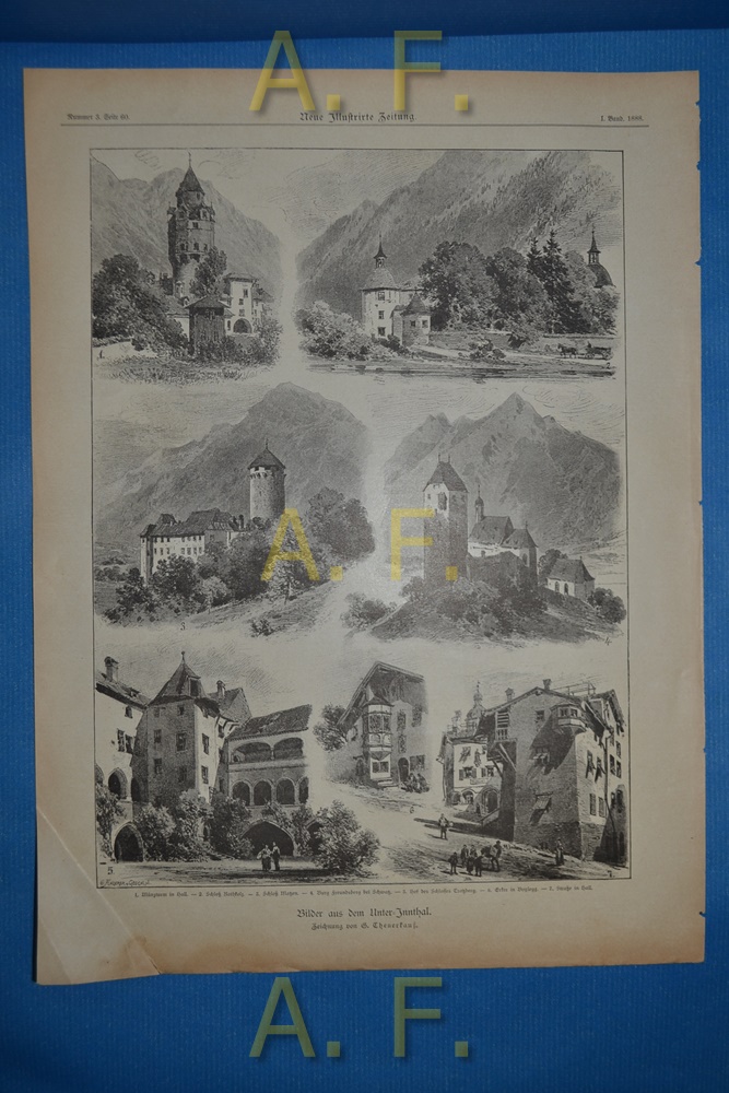 Bilder aus dem Unter-Innthal. Zeichnung von G. Theuerkauf. // Druck ...