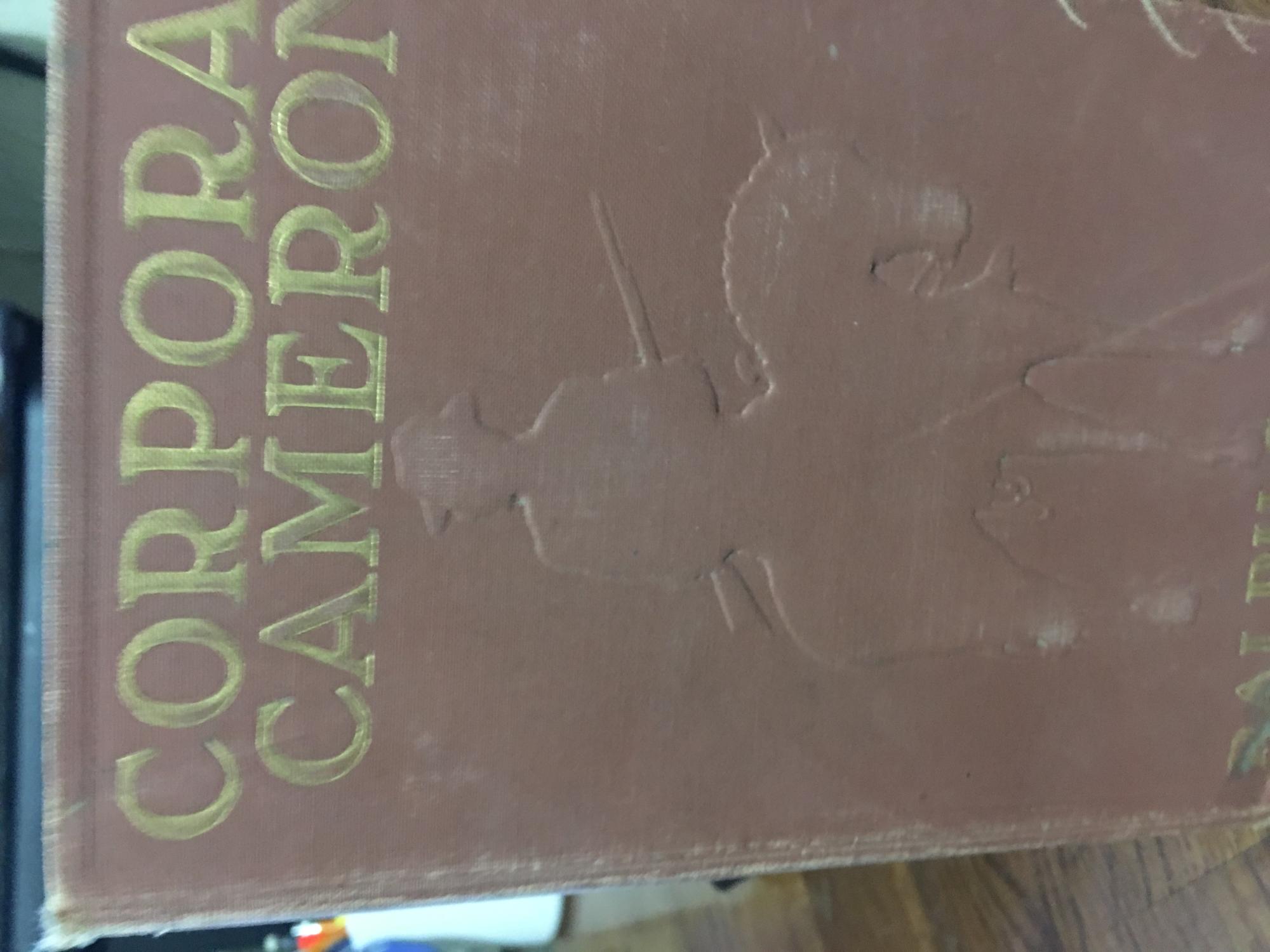 Corporal Cameron by Ralph Connor: Fair Hardcover (1912) 1st Edition ...