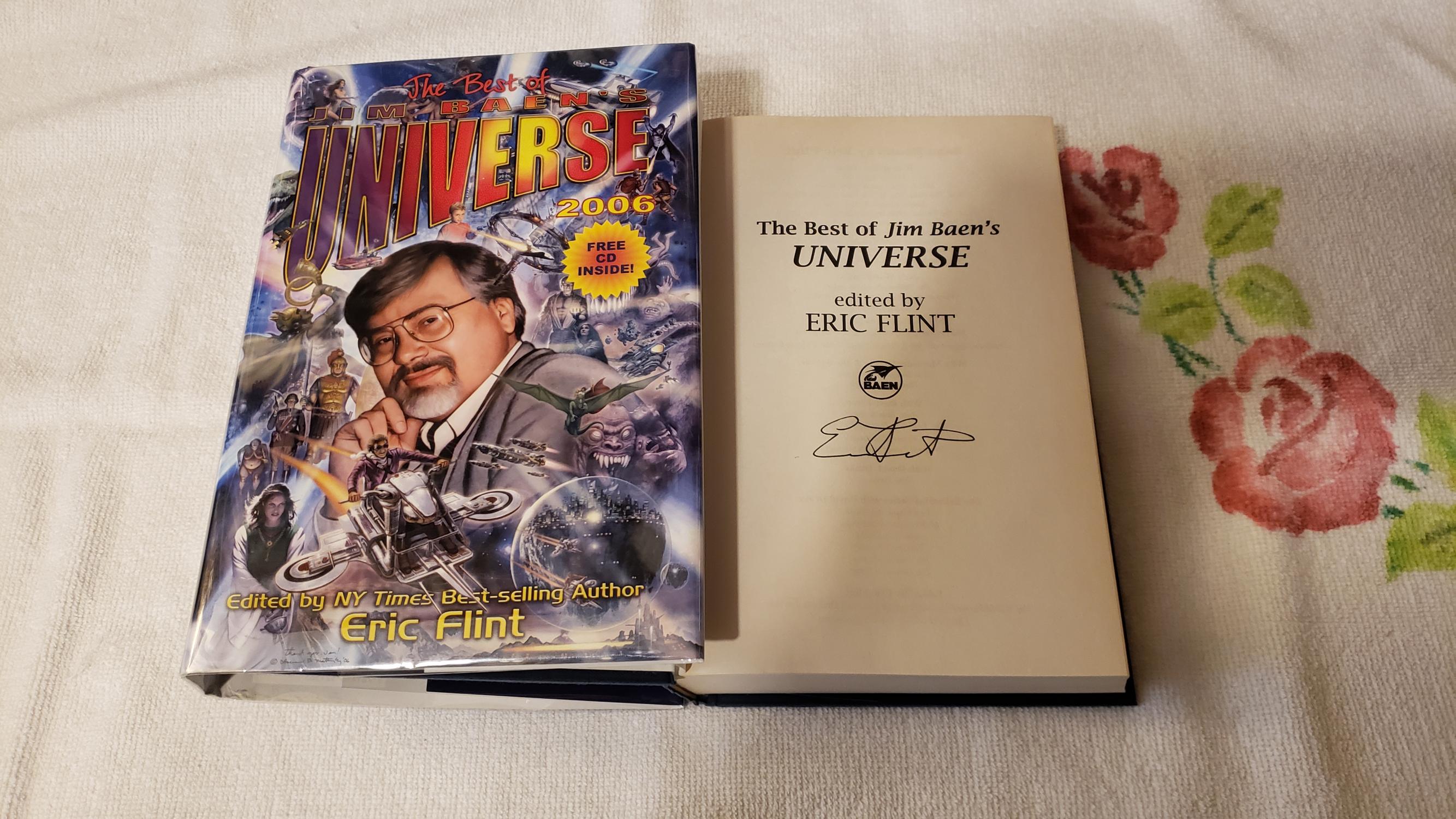 The Best Of Jim Baen's Universe: Signed by Flint, Eric: Very Good+ ...