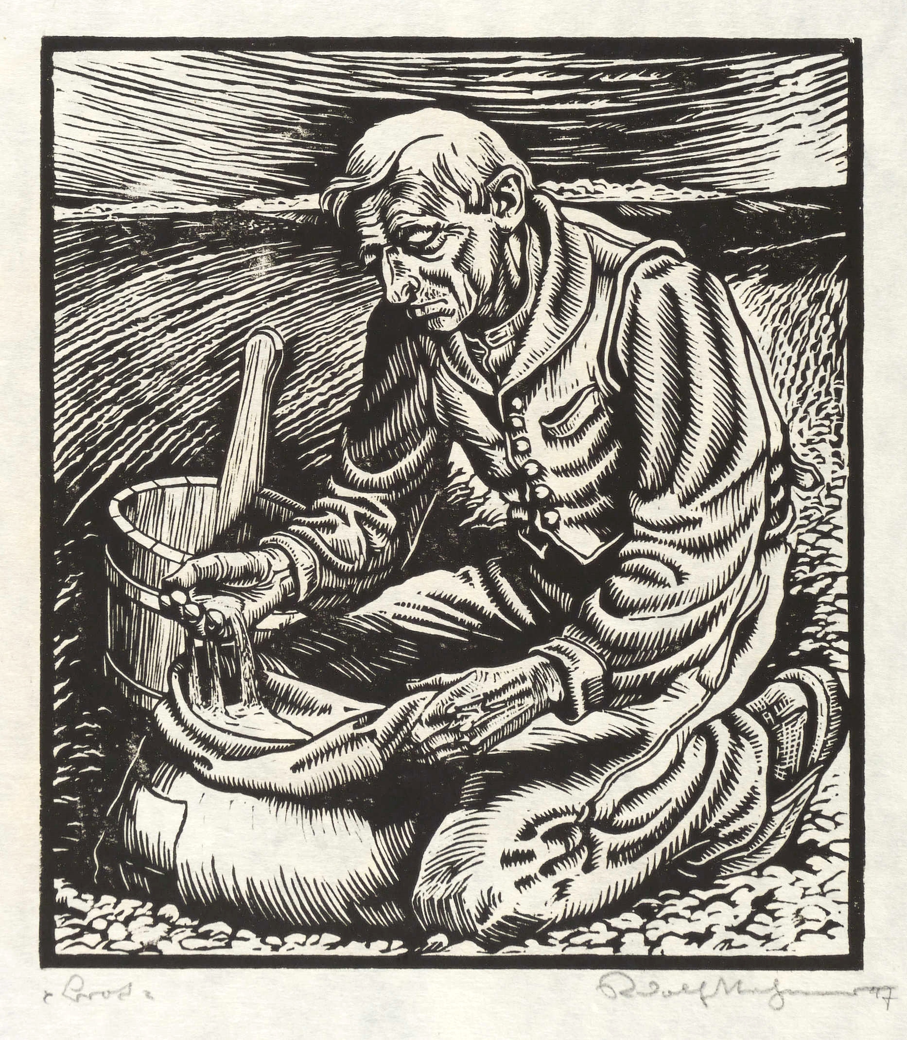 Nehmer, Rudolf. Bauern. Brot by Rudolf Nehmer: sehr guter Zustand ...