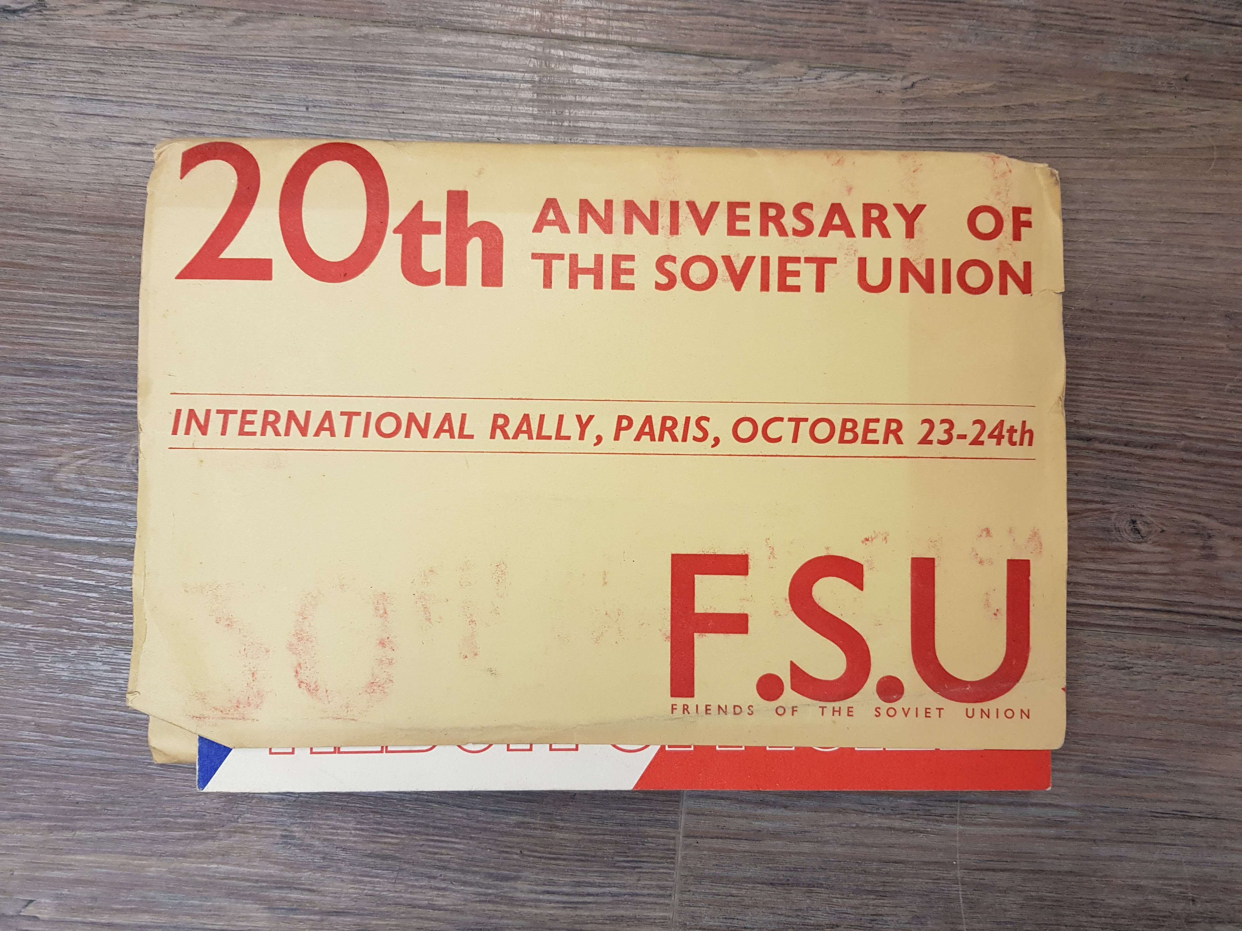 20th Anniversary of the Soviet Union, International Rally, Paris ...