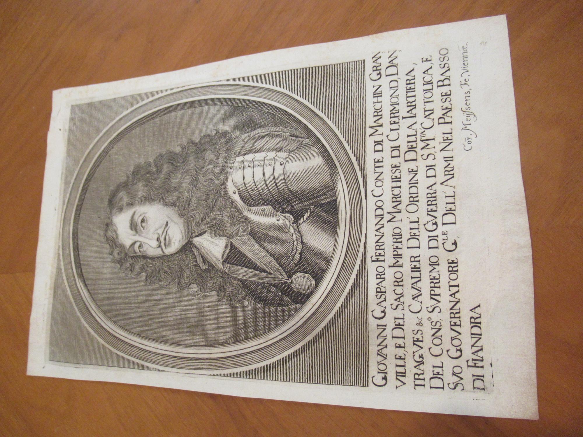 Giovanni Gasparo Fernando Conte Di Marchin Gran/ Ville, E Del Sacro ...