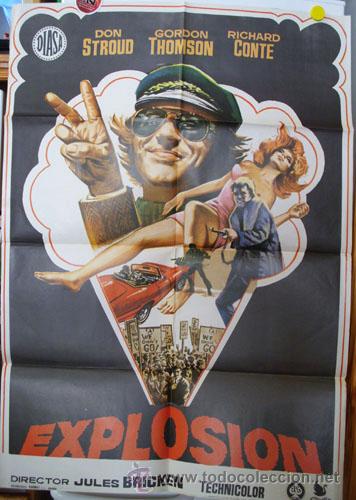 Cartel cine - Movie Poster : EXPLOSIÓN - Original by BRICKEN Jules ...