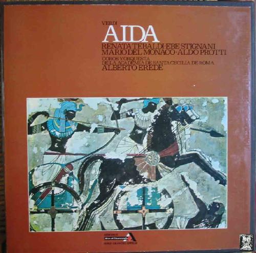 Antiguo Vinilo - Old Vinyl : AIDA. Renata Tebaldi, Ebe Stignani, Mario ...