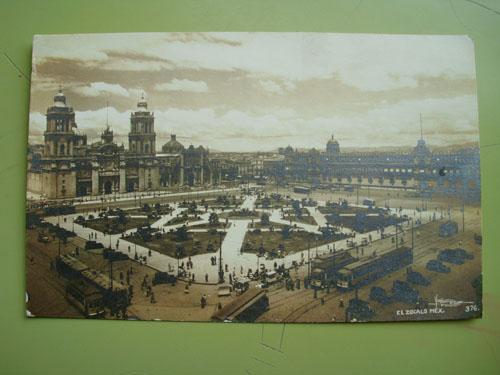 Antigua Postal - Old Postcard : El Zócalo - México von Sin autor: (1930 ...