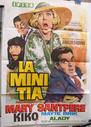 Cartel cine - Movie Poster : LA MINI TIA - Original de IQUINO Ignacio F ...