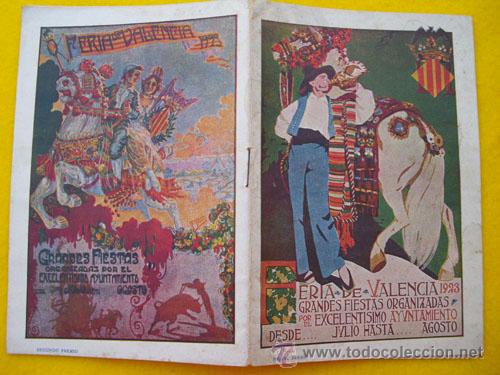 Programa Oficial - Old Program: GRAN FERIA DE VALENCIA 1923 de AYUNTAMIENTO: (1923) Manuscrito ...