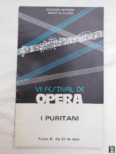 Programa - Program : VII FESTIVAL DE OPERA. I Puritani. von ASOCIACIÓN ...