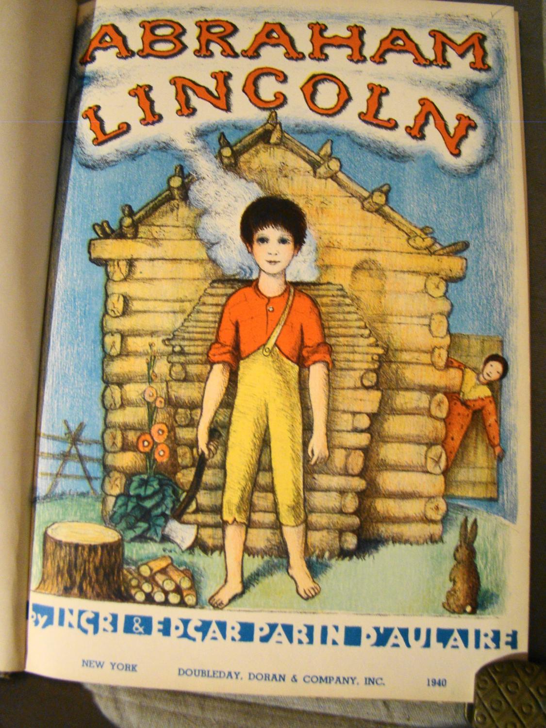 Abraham Lincoln. Signed picture book lithographed in five colors by the ...