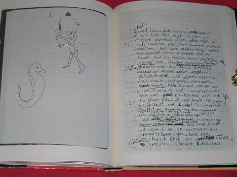 Kurt Cobain Journal Drawings
