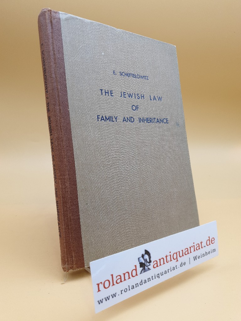 The Jewish Law of family and inheritance and its application in ...