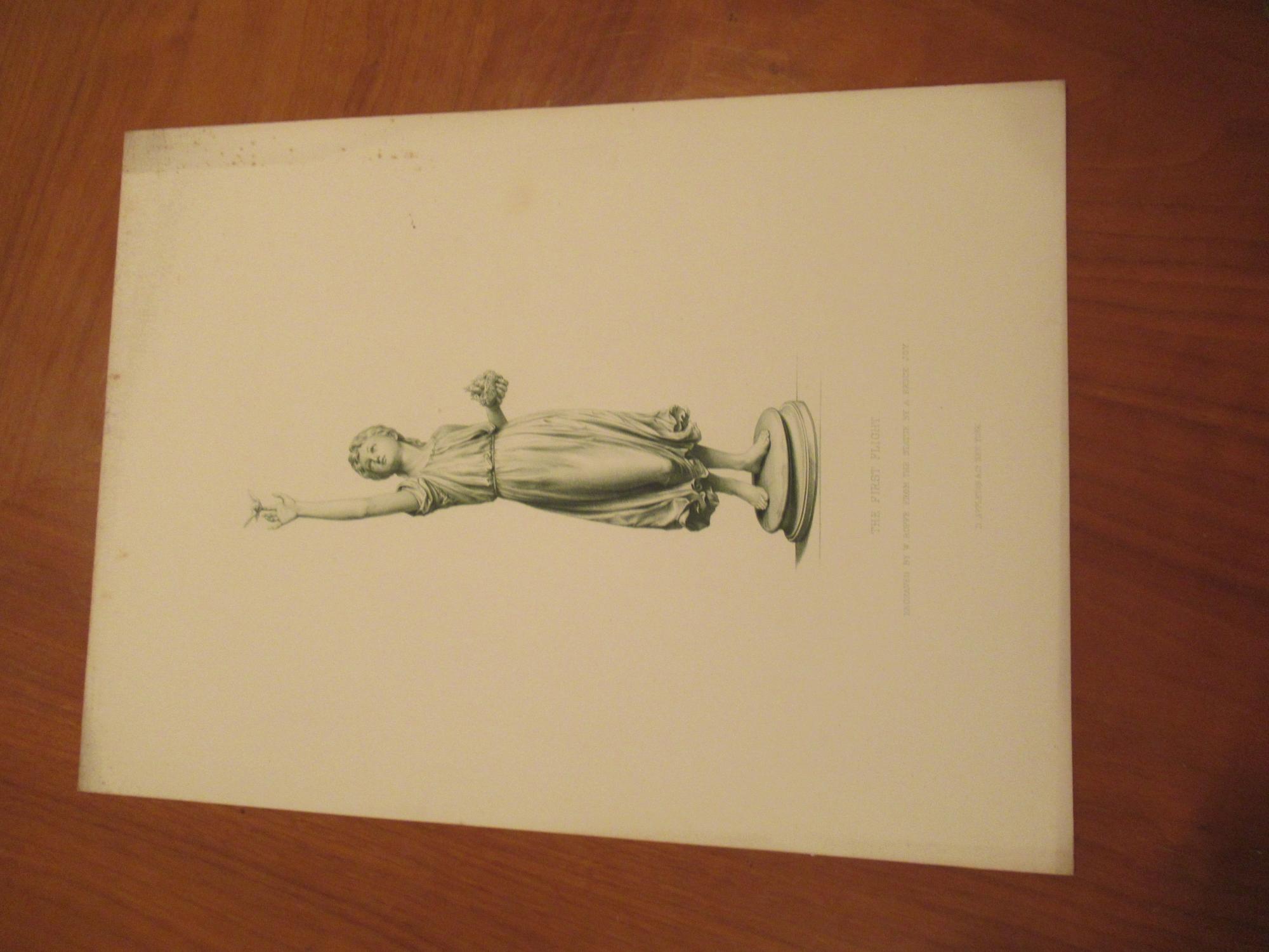 The First Flight (Original Engraving) de Engraved By W. Roffe After A ...