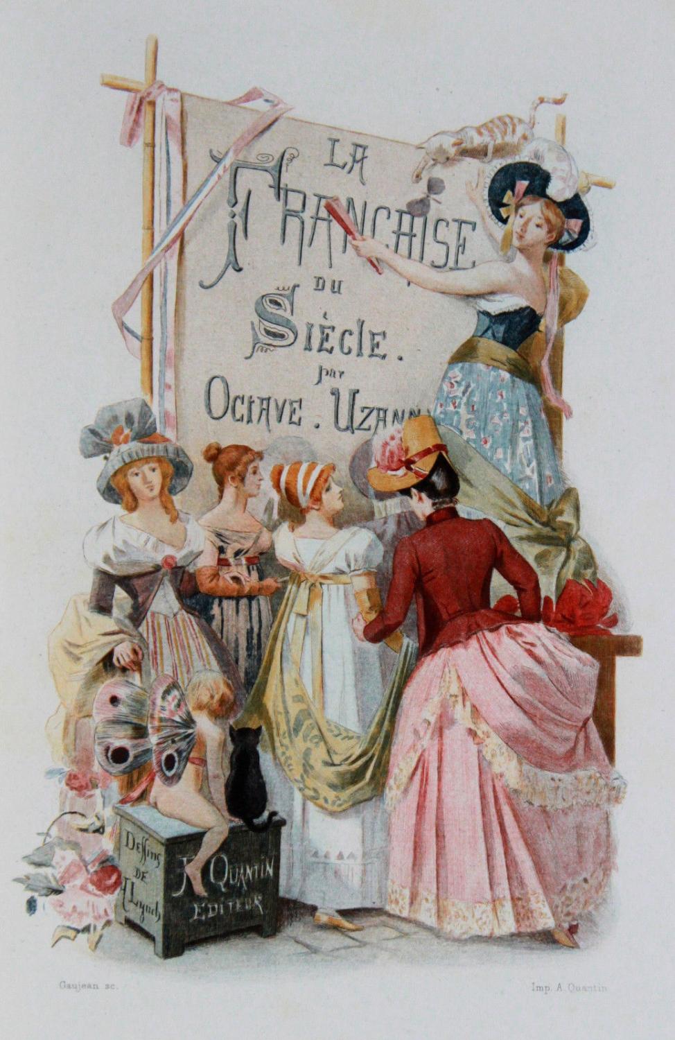 LA FRANÇAISE DU SIÈCLE. Modes - Moeurs - Usages. Illustrations à l ...