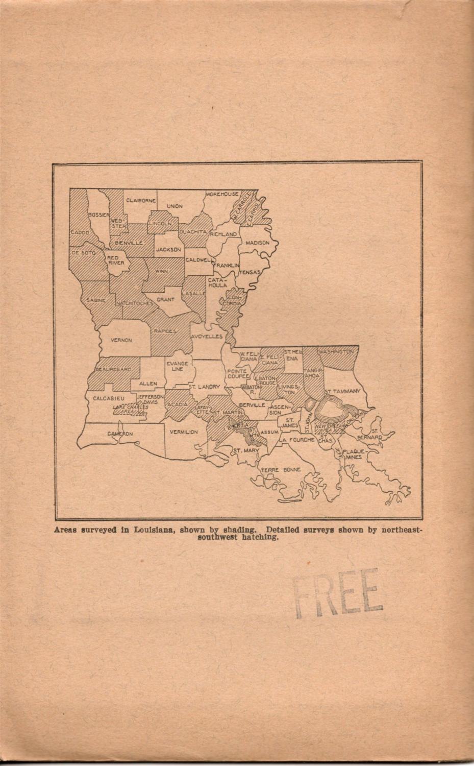 SOIL SURVEY OF LIVINGSTON PARISH, LOUISIANA (Series 1931) by Anderson ...